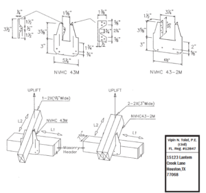 Hurricane Clip NVHC 43M- NVHC 43-2M | NU-VUE INDUSTRIES